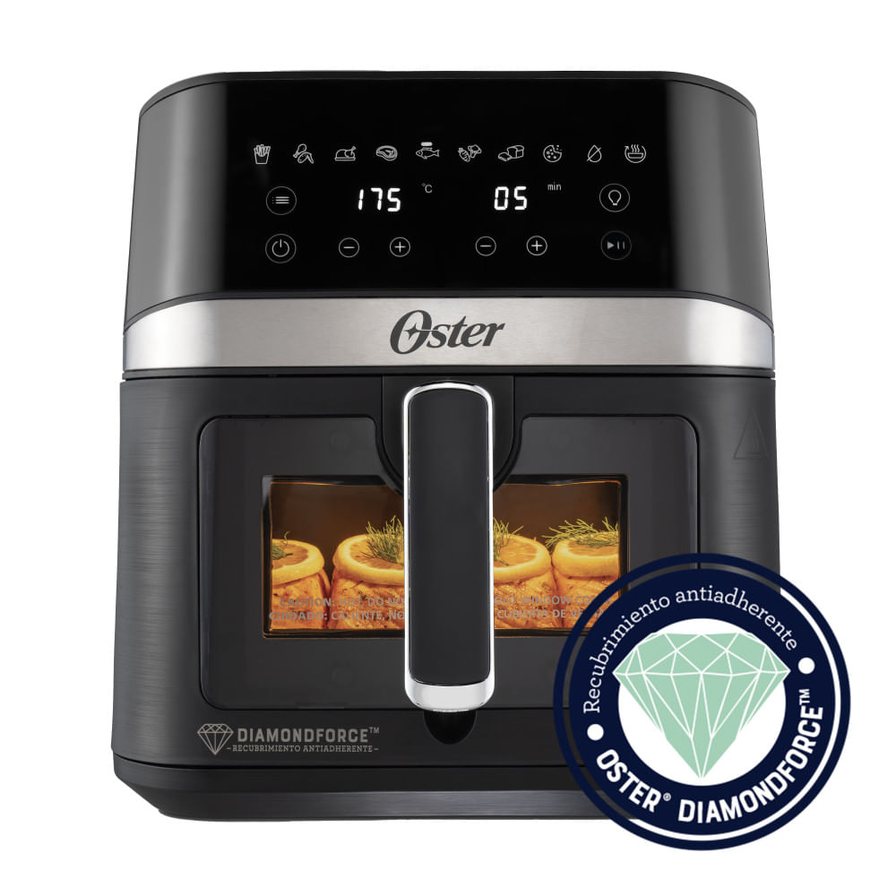 Oster® Freidora de Aire Digital, Recubrimiento Oster® DiamondForce, con ...