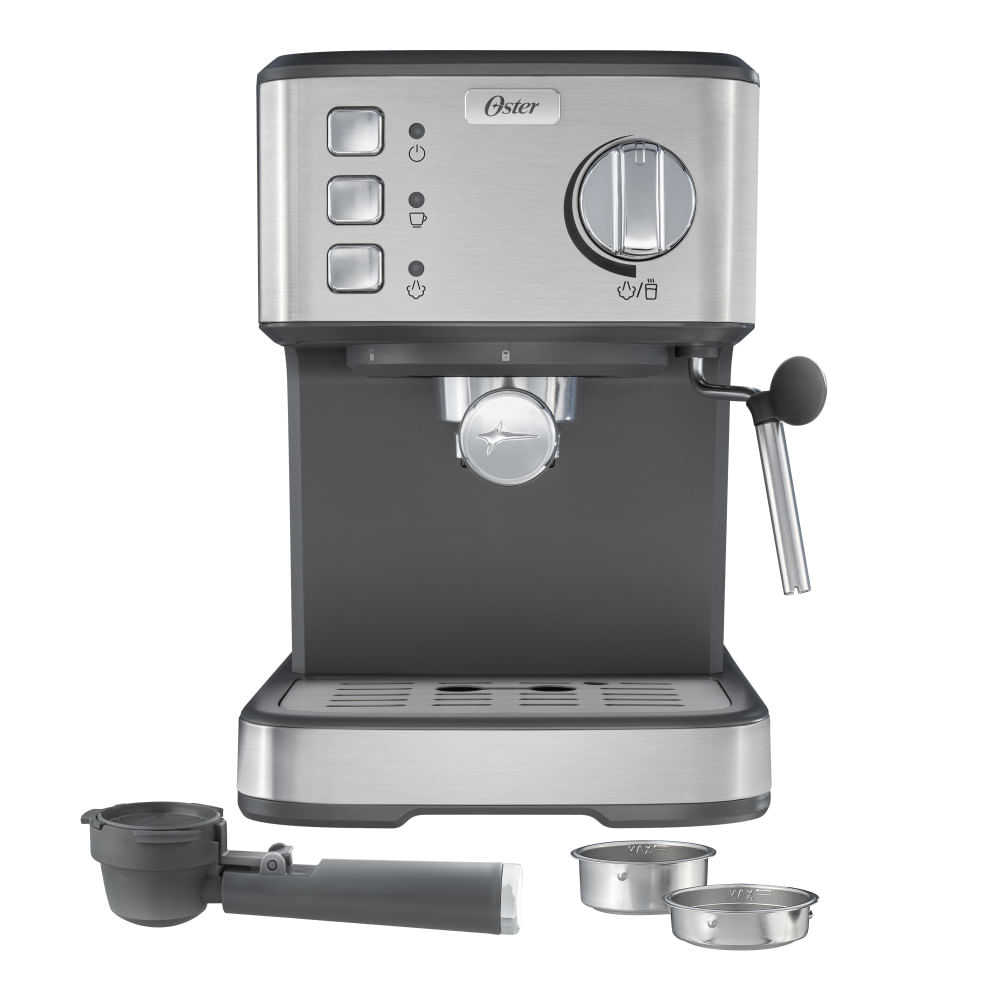 Oster® Cafetera Compacta, Prepara hasta 2 Espressos por Ciclo, 15 Bar ...