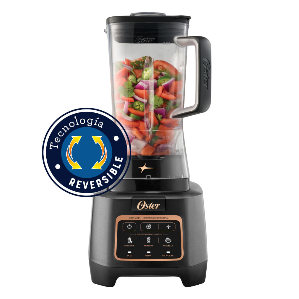 Oster Licuadora, Profesional XTREME MIX, Programas Automáticos iBLEND, Velocidad MAX CRUSH ...